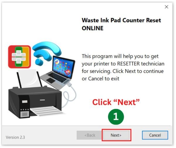 ONLINE printer RESET – resetter